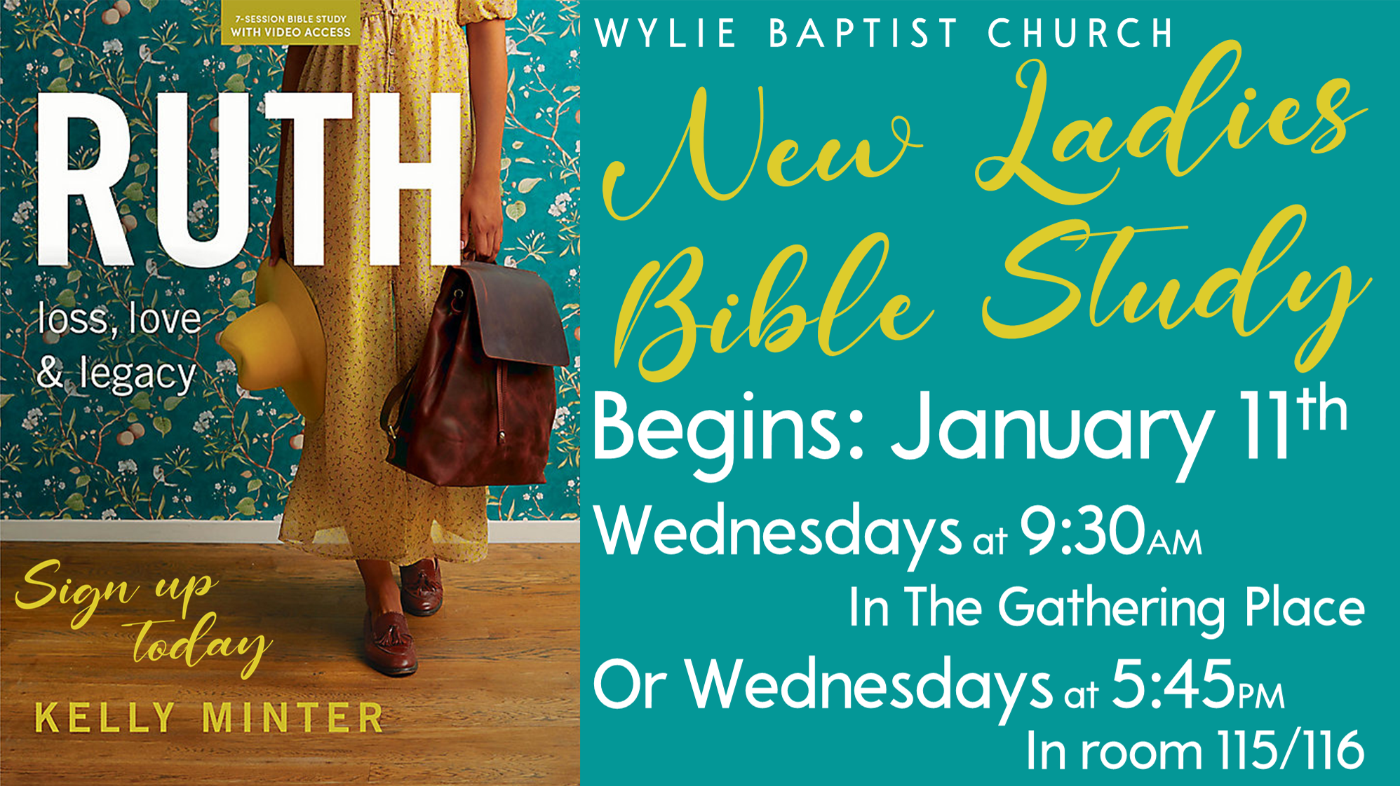 Ladies' Bible Study -- Ruth — Wylie Baptist Church