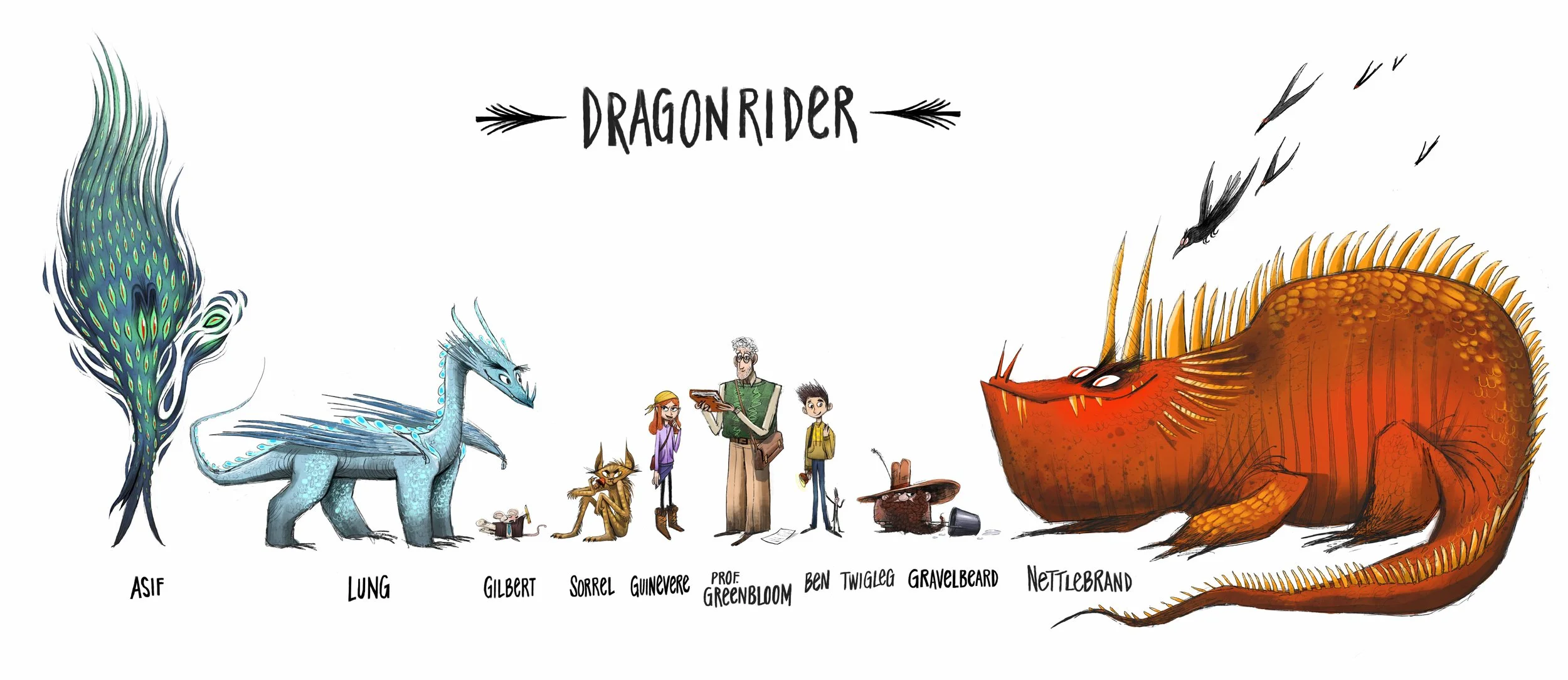 DESIGNS for Dragon Rider (course with Louis Thomas 2025) — Marion Strunck