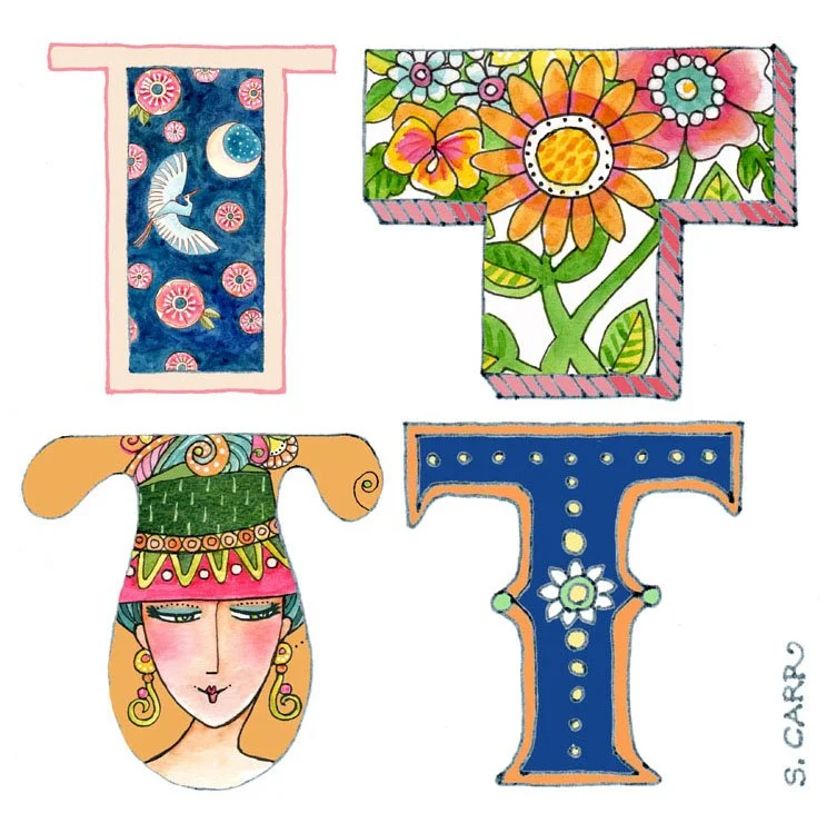 Hand Lettering — Susan Faye Carr