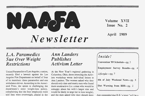 NAAFA Chronicles #101 — naafa