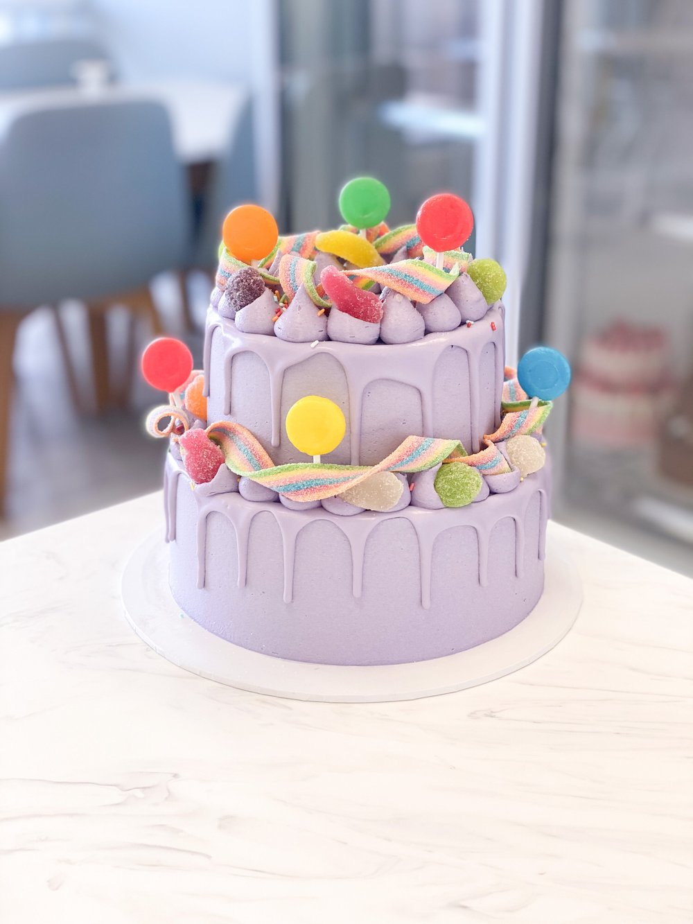 2 Tier Candyland Cake