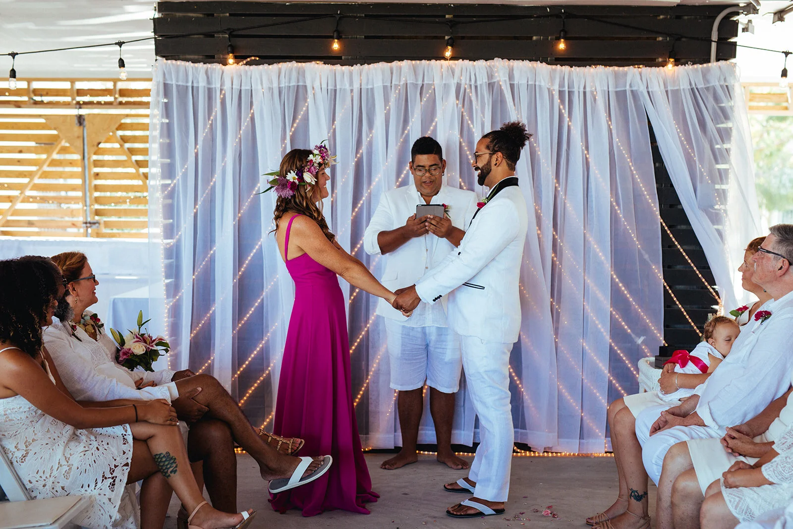 Vibrant Folly Beach Wedding | Shawnee Custalow