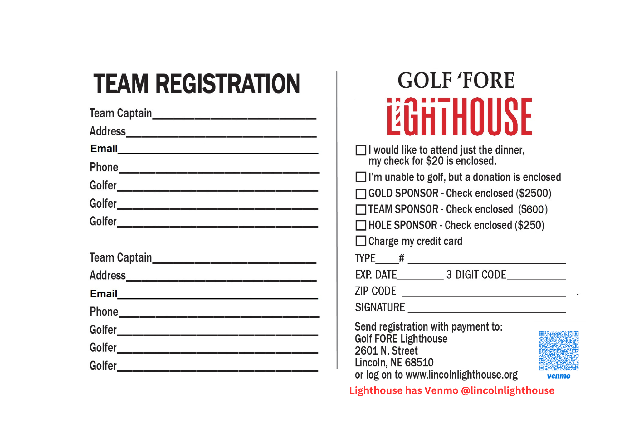 Lighthouse Fundraisers — Lincoln Lighthouse