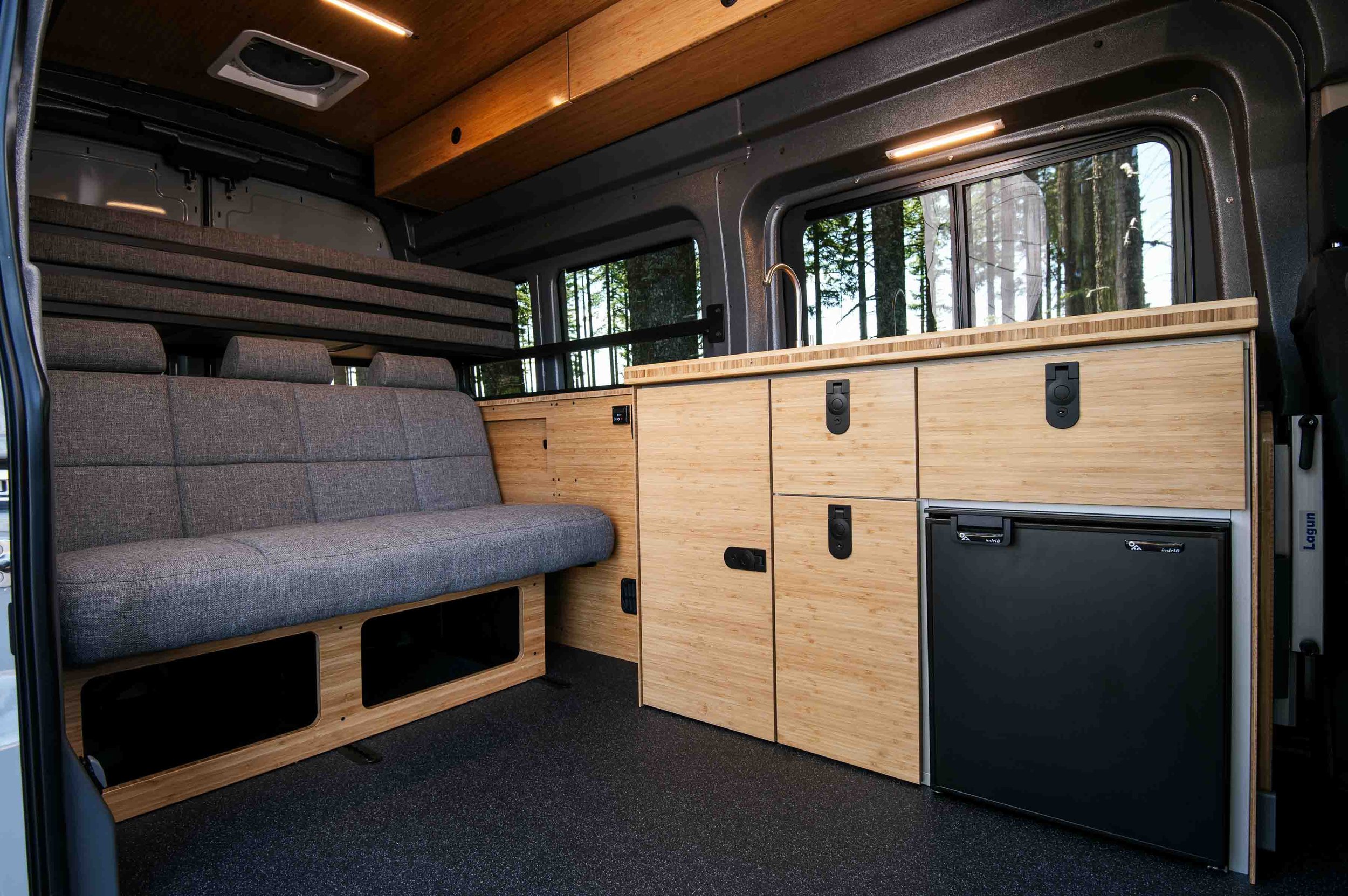 Transit Revolver Campervan with Passenger Windows — AXIS VEHICLES