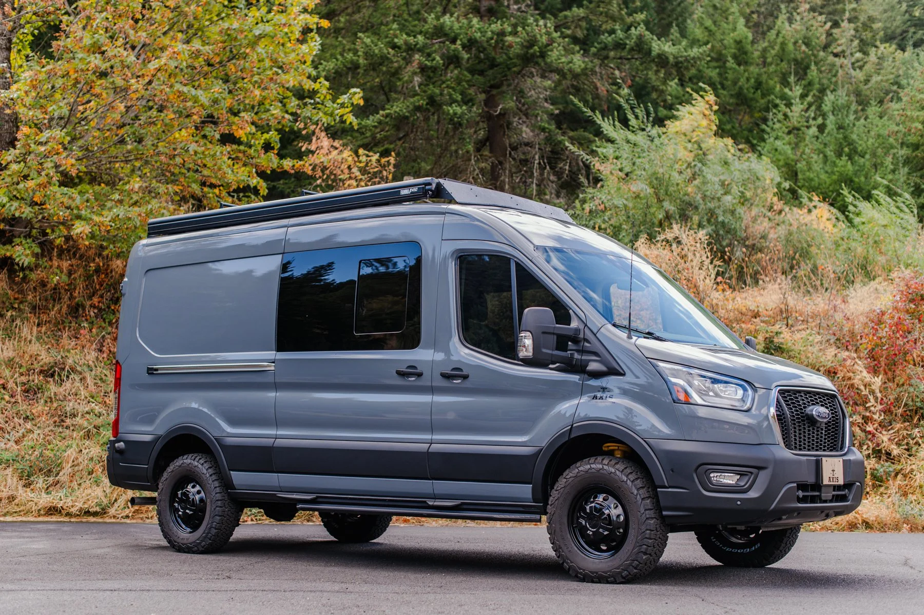 5-Seat Bamboo Interior Ford Transit Campervan — AXIS VEHICLES