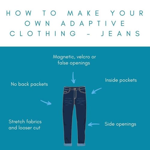How to make your own adaptive clothing - jeans