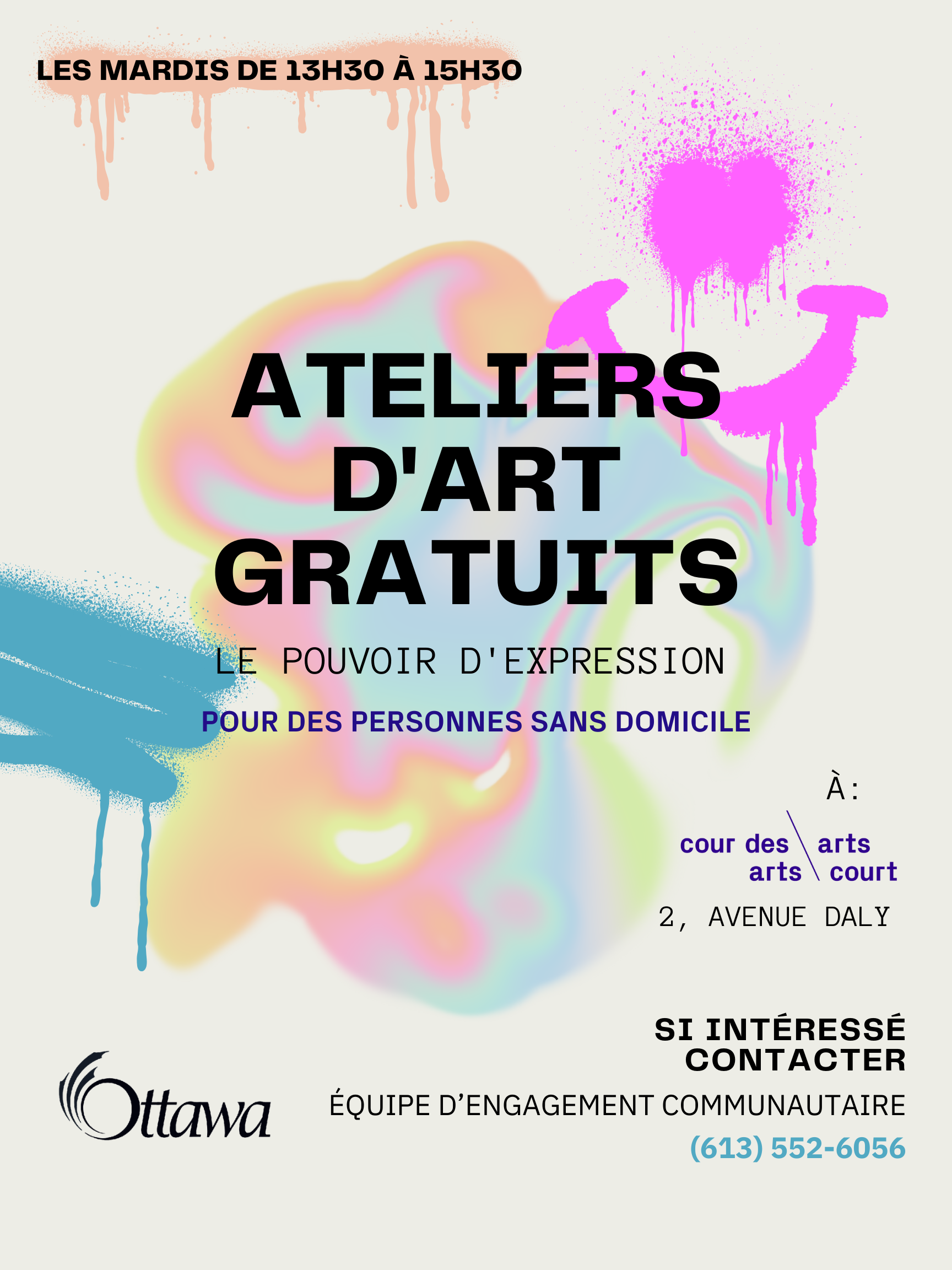 FREE ART WORKSHOPS | power of expression (for people experiencing ...