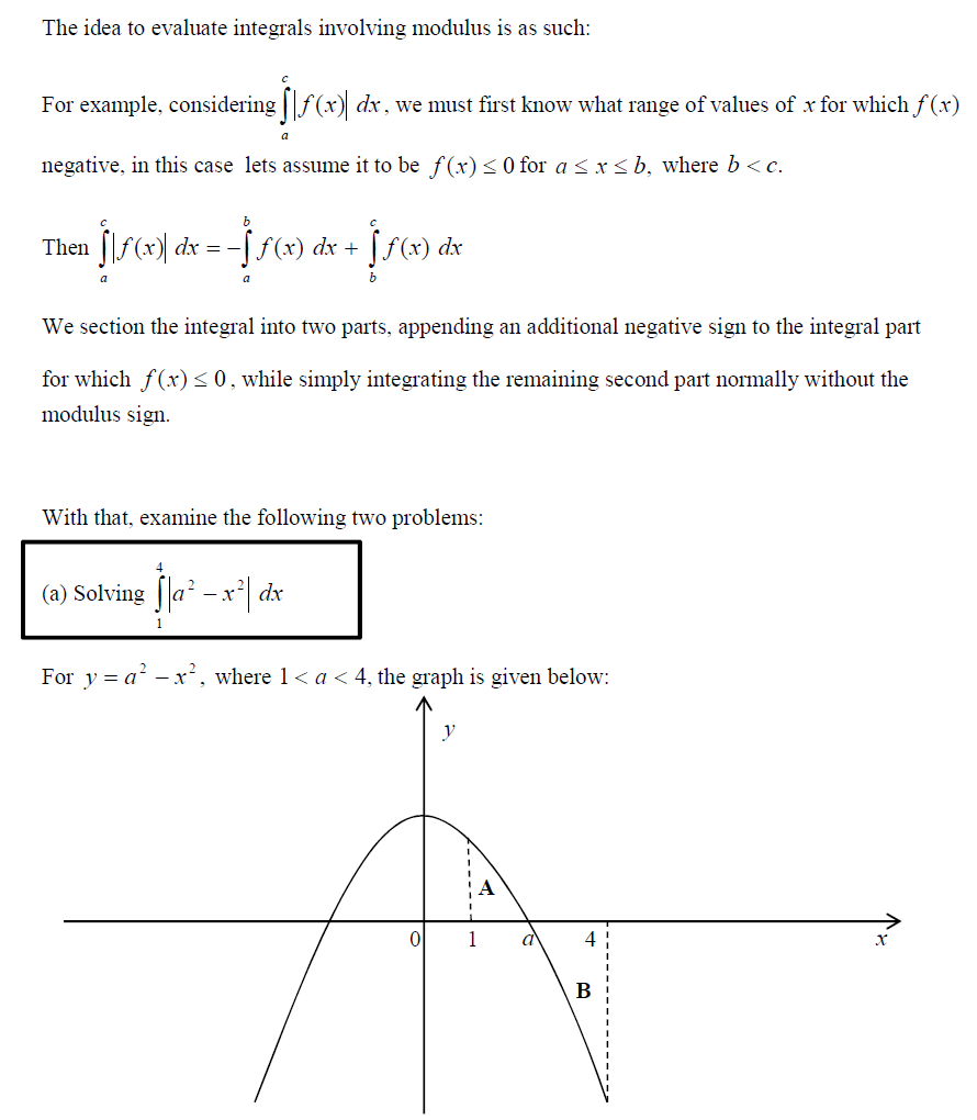 Something Extra To Give you A Leg Up — A LEVEL H2 MATHEMATICS