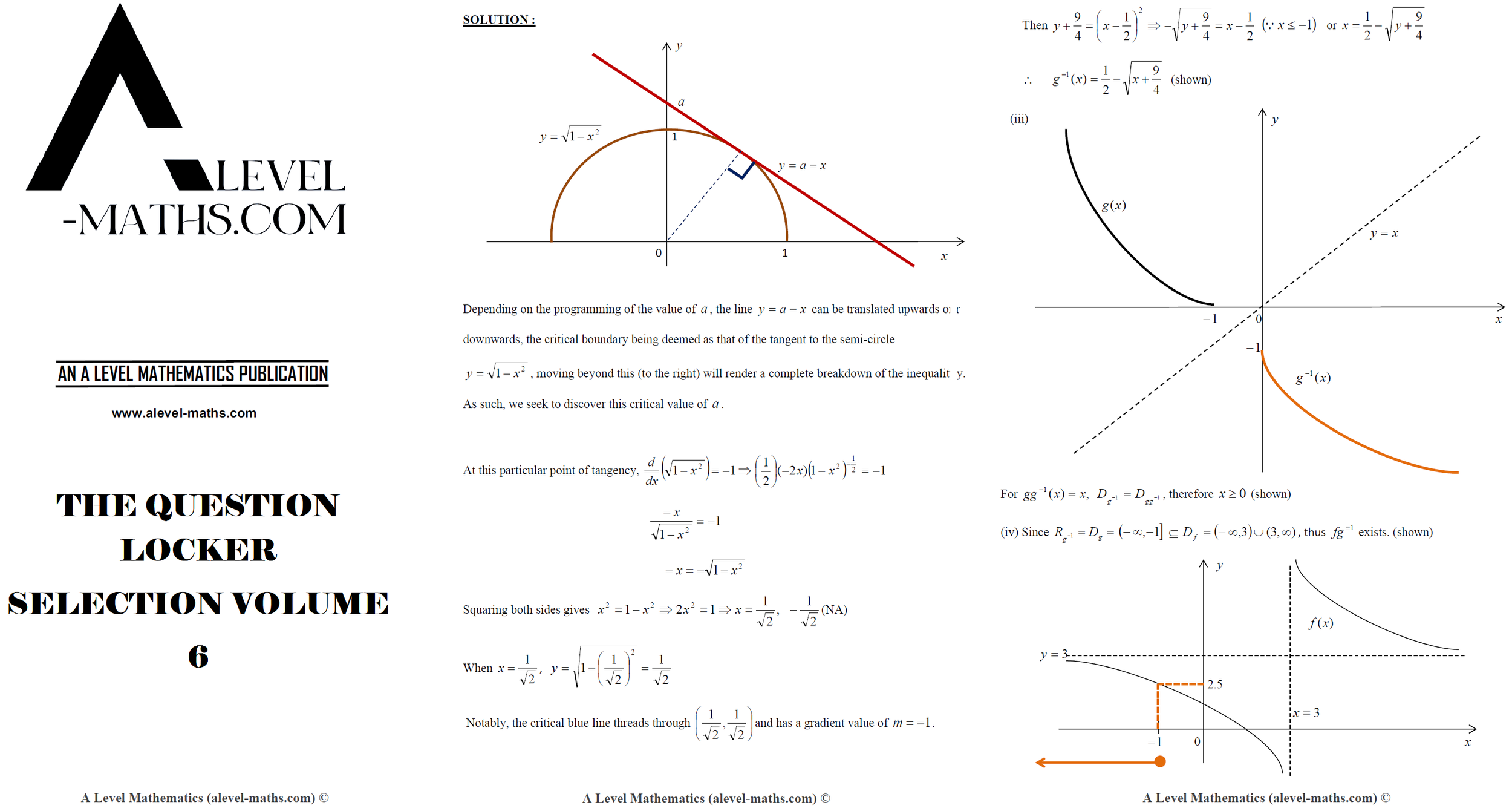 Aisle 2 — A LEVEL H2 MATHEMATICS
