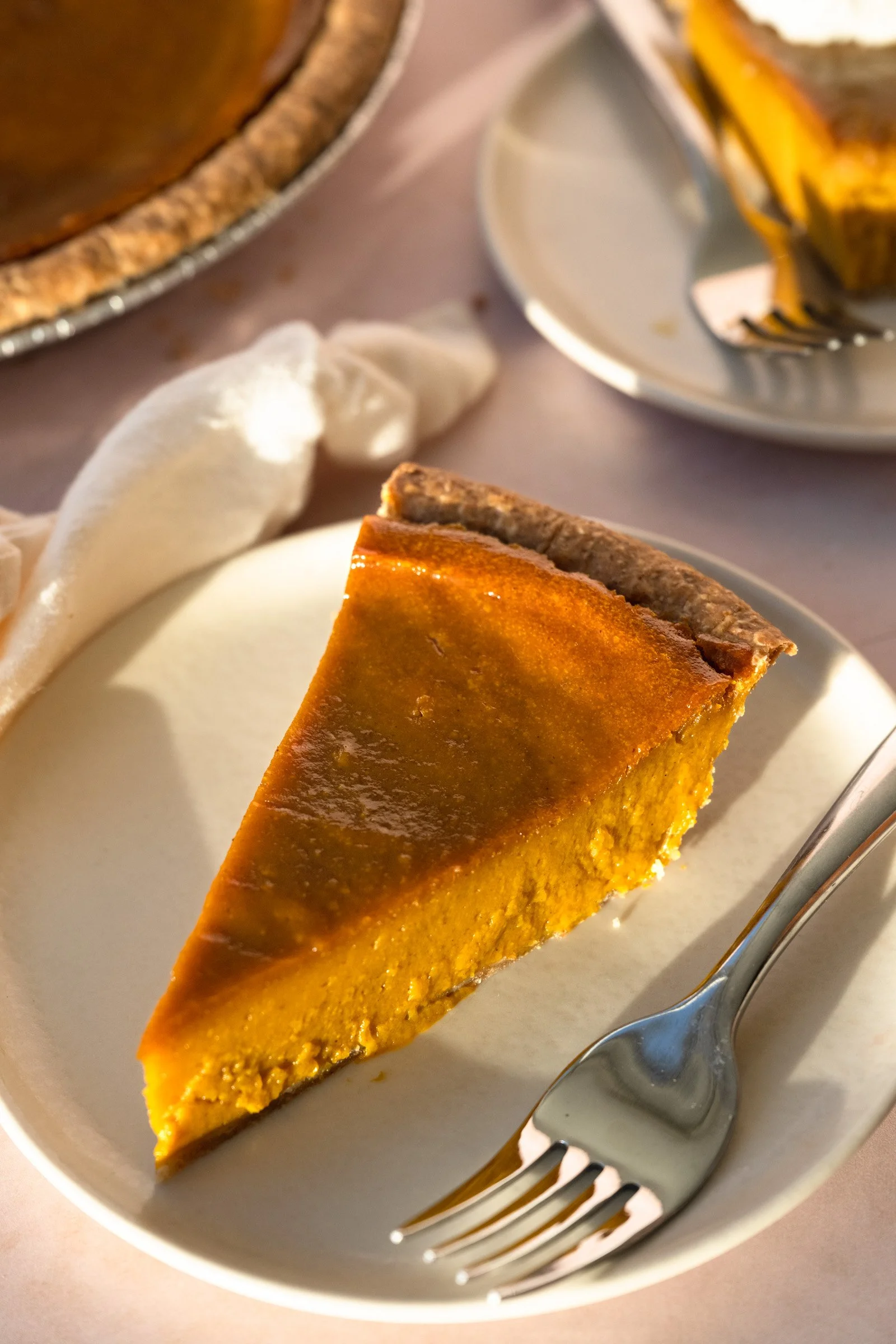 The Perfect Vegan Pumpkin Pie (Cashew-Based!) — Teo's Tiny Kitchen