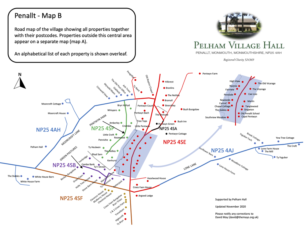 Village Maps — Penallt Village Website