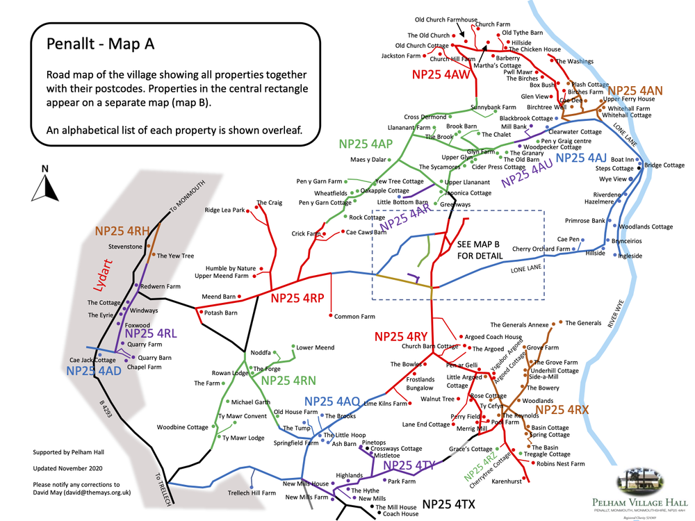 Village Maps — Penallt Village Website