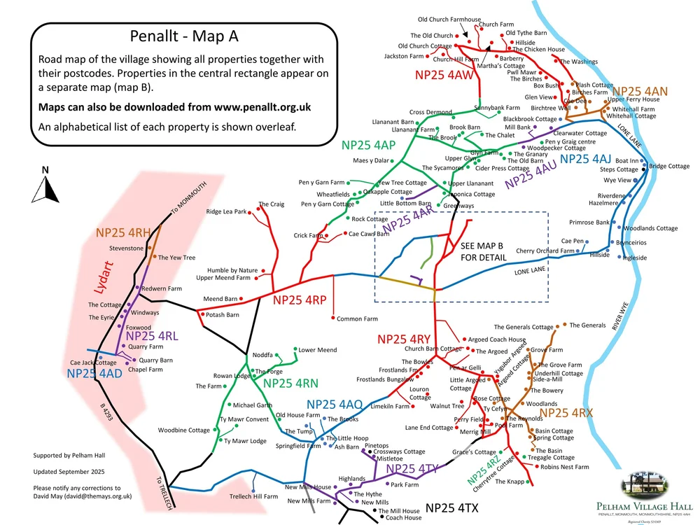 Village Maps — Penallt Village Website