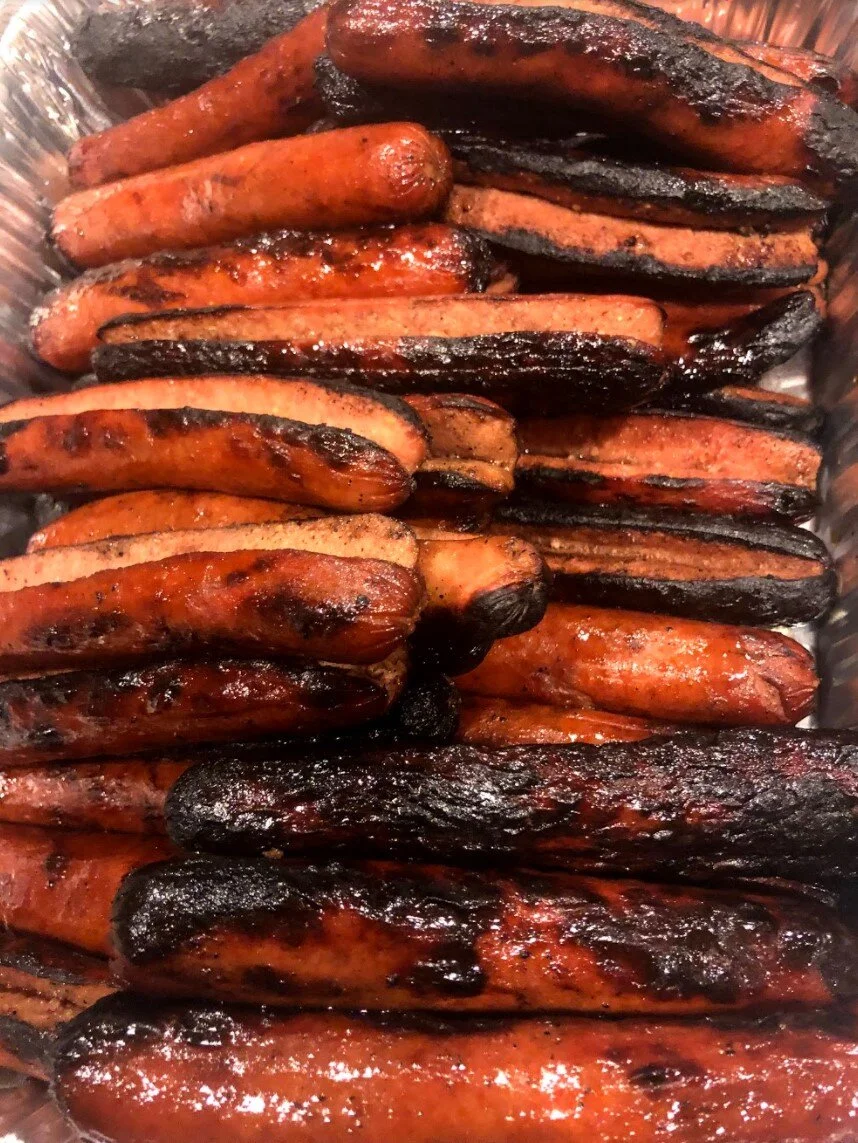 Burnt Hot Dogs