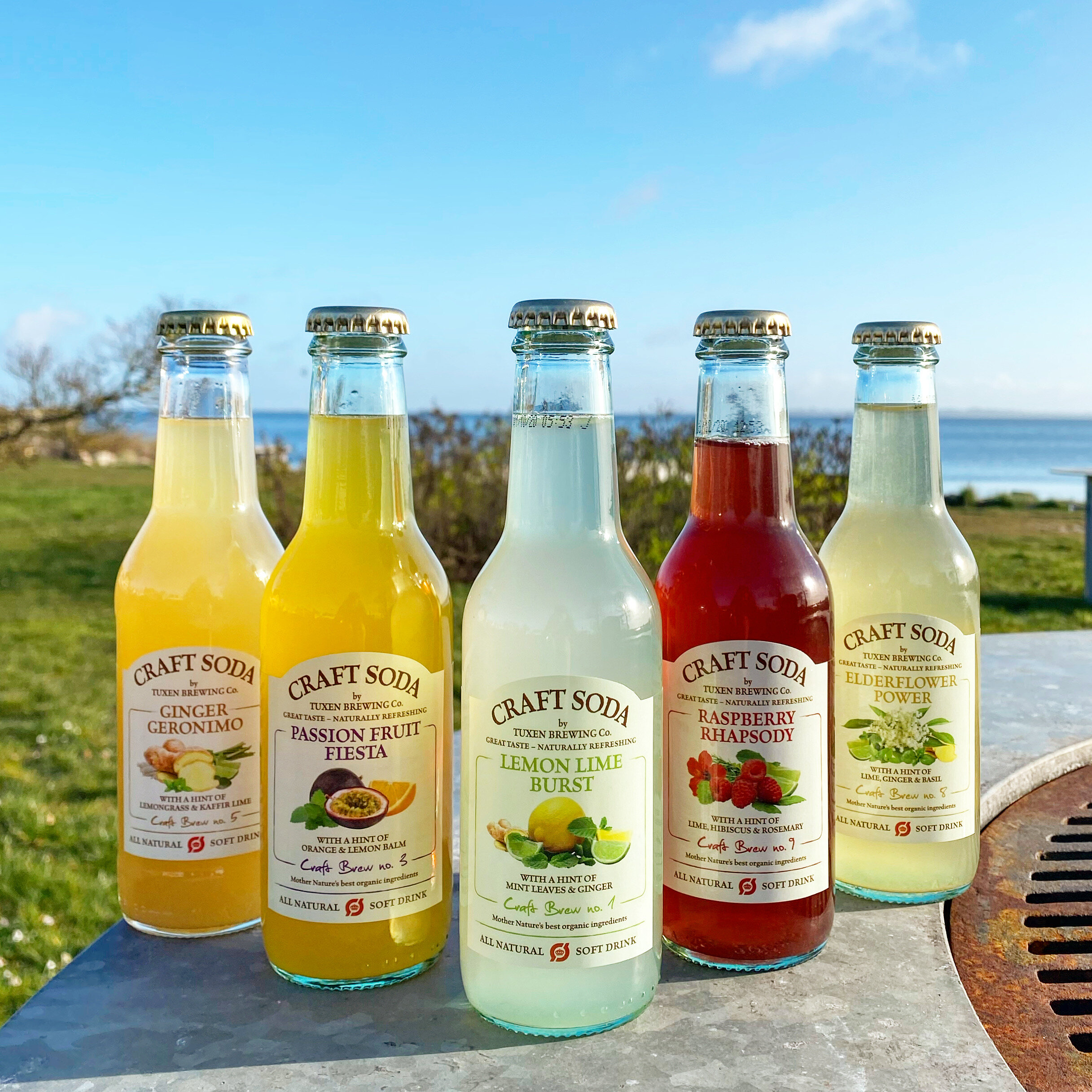 CRAFT SODA, CRAFT LEMONADE & CRAFT SHOTS By TUXEN BREWING Co.