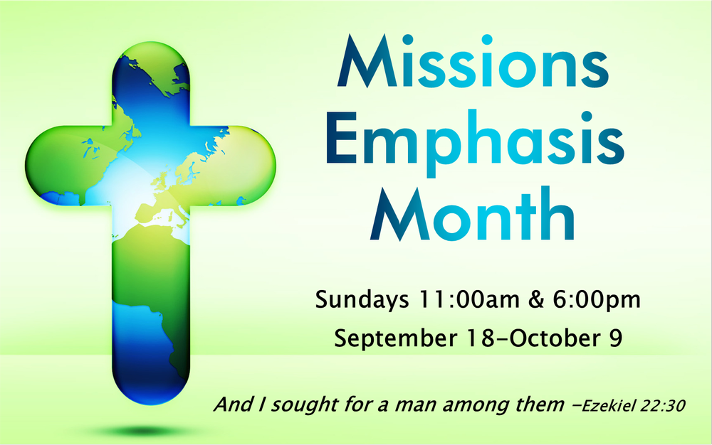 Missions Emphasis Month — Greater Portland Baptist Church - Pastor ...