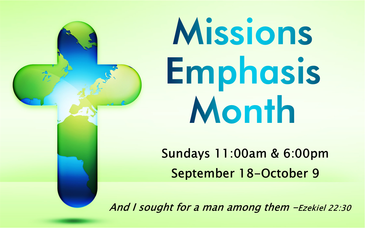 Missions Emphasis Month — Greater Portland Baptist Church - Pastor ...