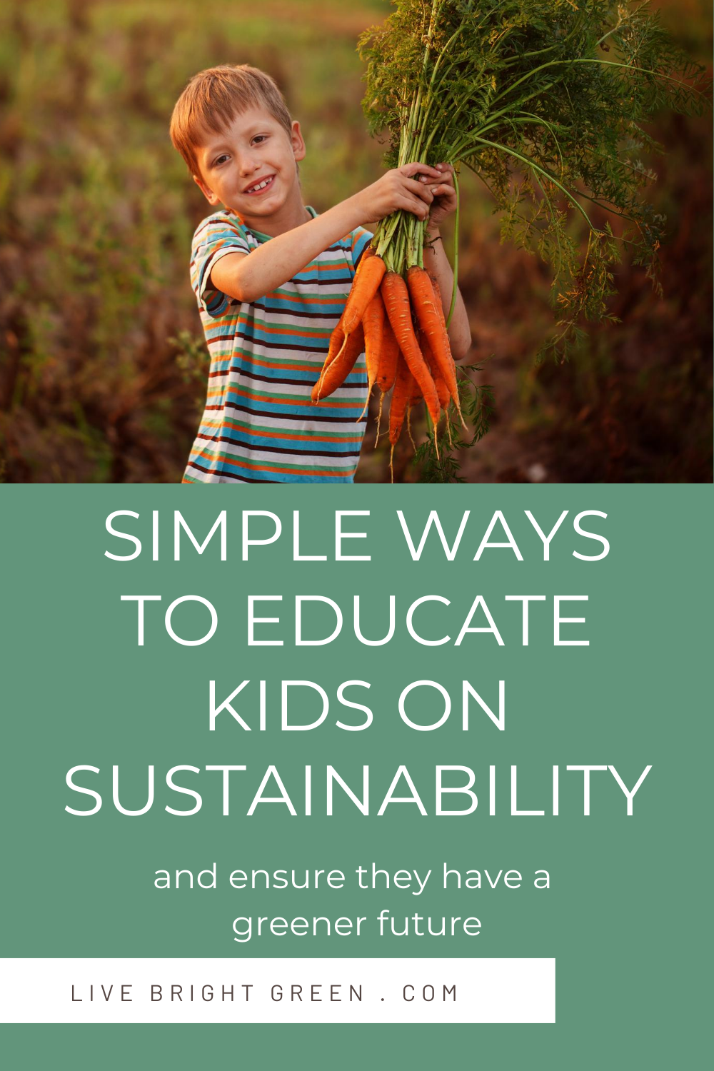 3 simple ways to educate your kids on sustainability — Live Bright Green