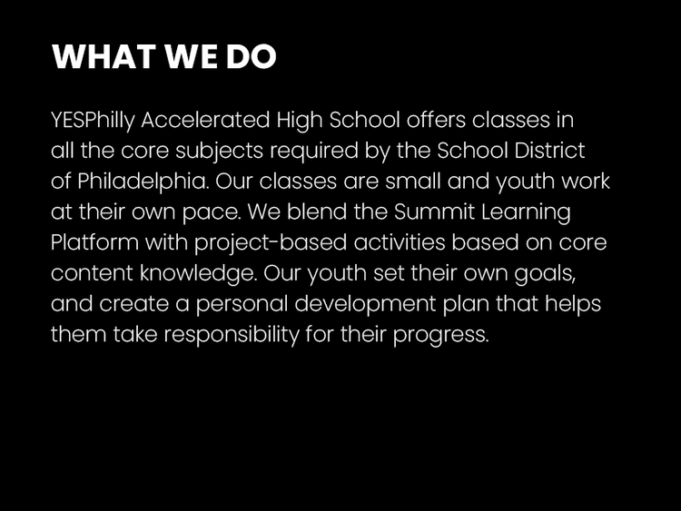 YESPhilly Accelerated High School