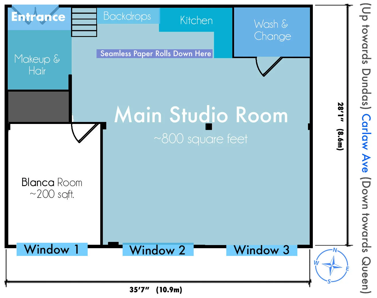 Features of Our Toronto Studio — Photography Studio: That Toronto Studio