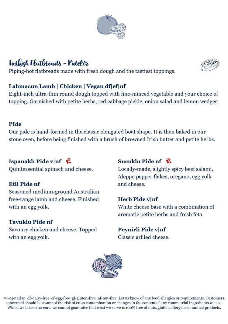 Menu — Alaturka Turkish & Mediterranean Restaurant