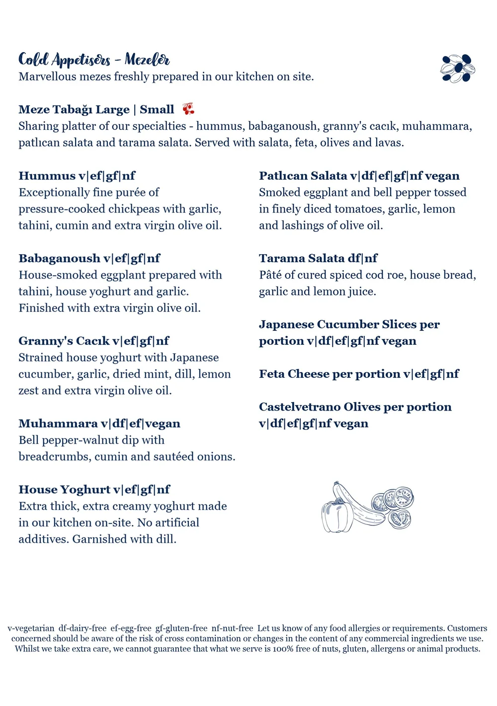 Menu — Alaturka Turkish & Mediterranean Restaurant