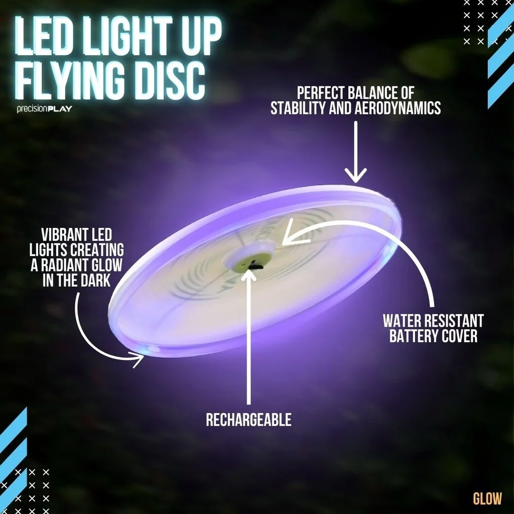 PrecisionPLAY LED Light up Flying Disc — Begley's Sports
