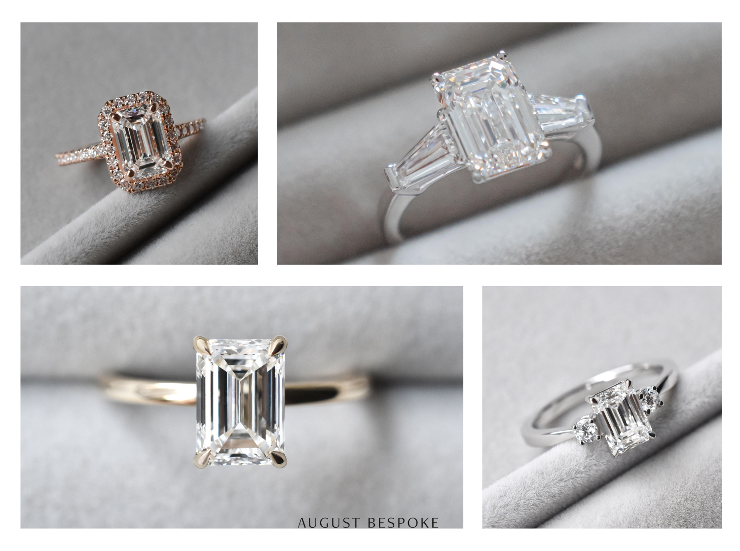 Unveiling the Timeless Elegance of Emerald Cut Diamond Rings — AUGUST ...