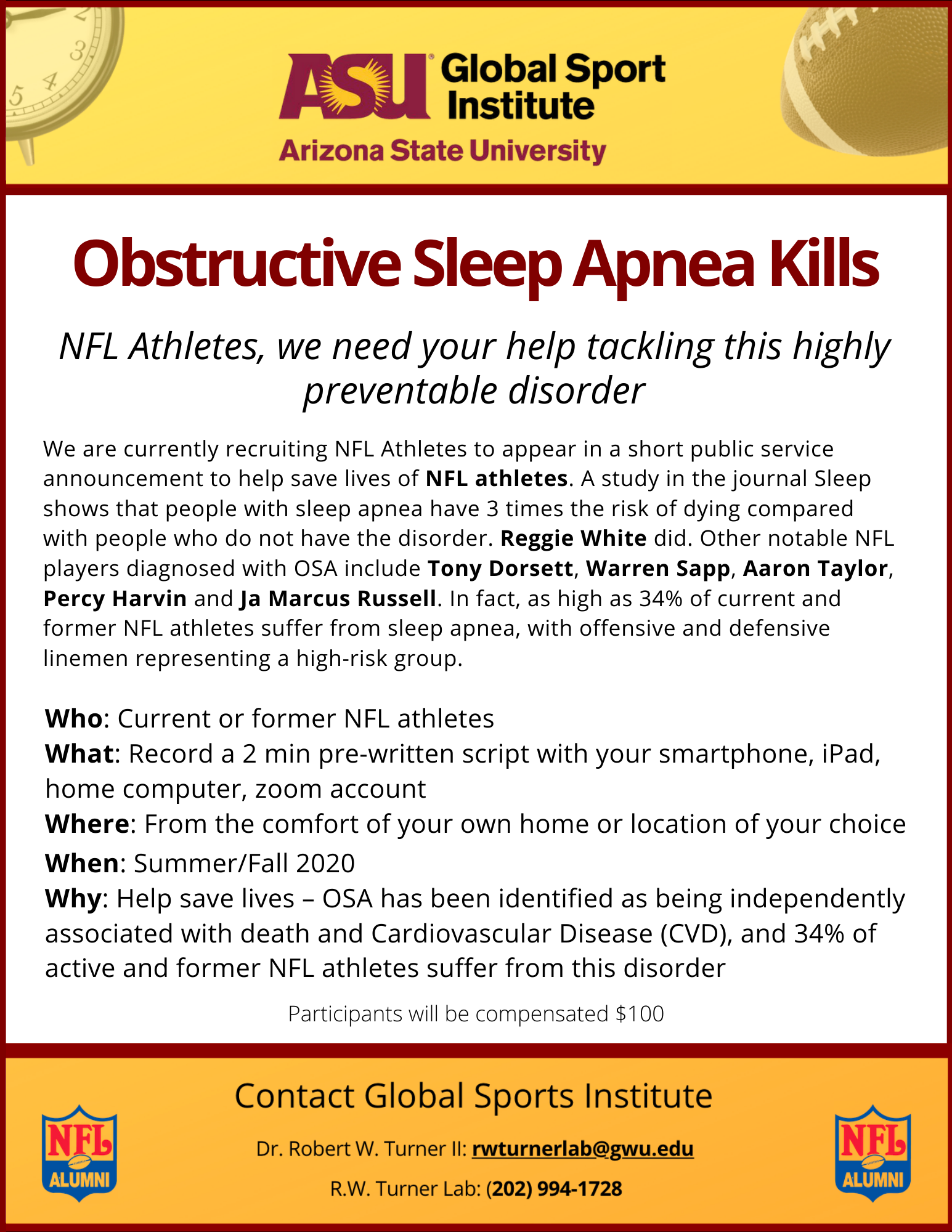 ASU Sleep Apnea Study — R.W. Turner Lab