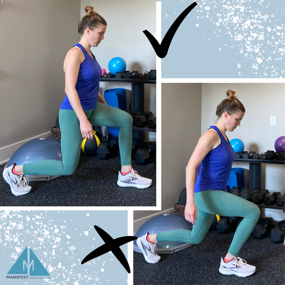 Movement: Correct Forward Lunge Position — Manifest Integrated Health