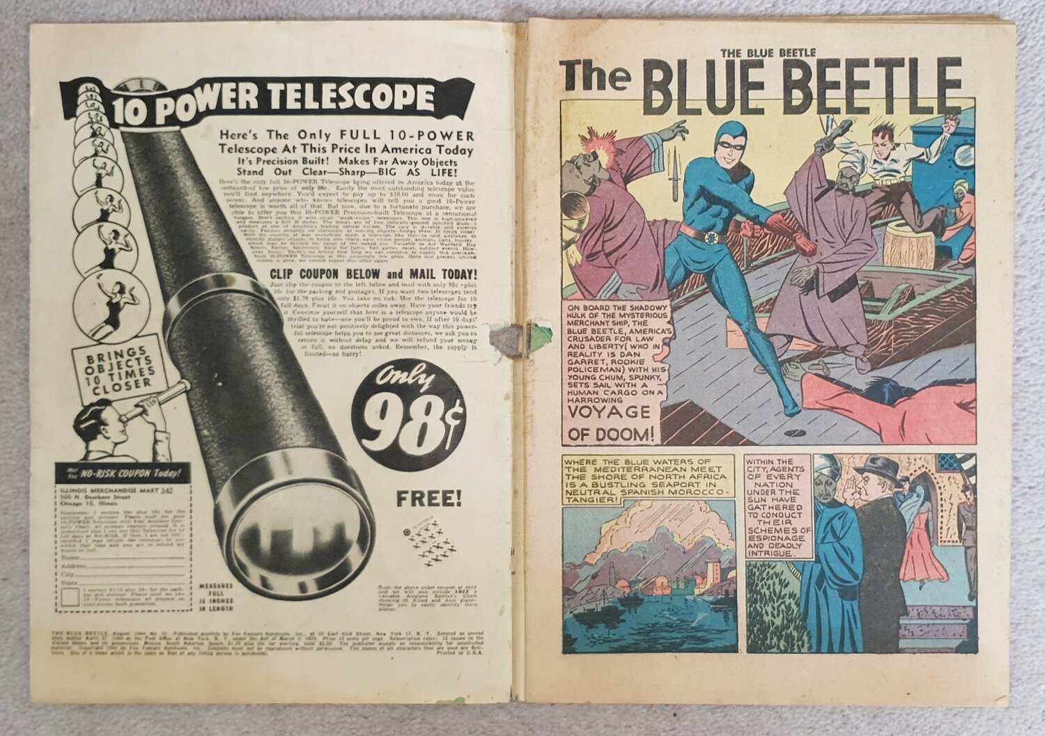 Blue Beetle - 33 August 1944 — Blue Powder Magazines