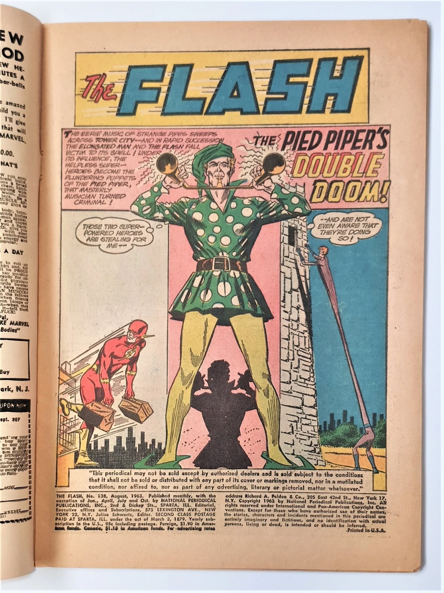 The Flash - 138 Aug 1963 — Blue Powder Magazines