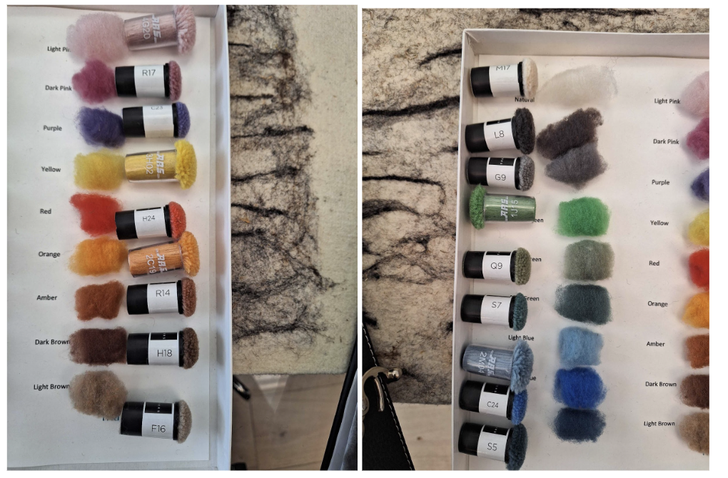 DISCOVER ALPINE: NEEDLE-FELTED WALL COVERING CRAFTED FROM 100% WOOL