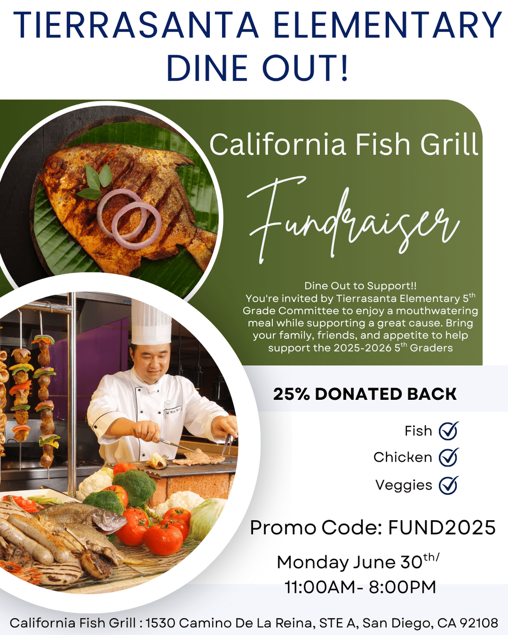 Tierrasanta Elementary Dine Out — Tierrasanta Foundation - Supporting ...