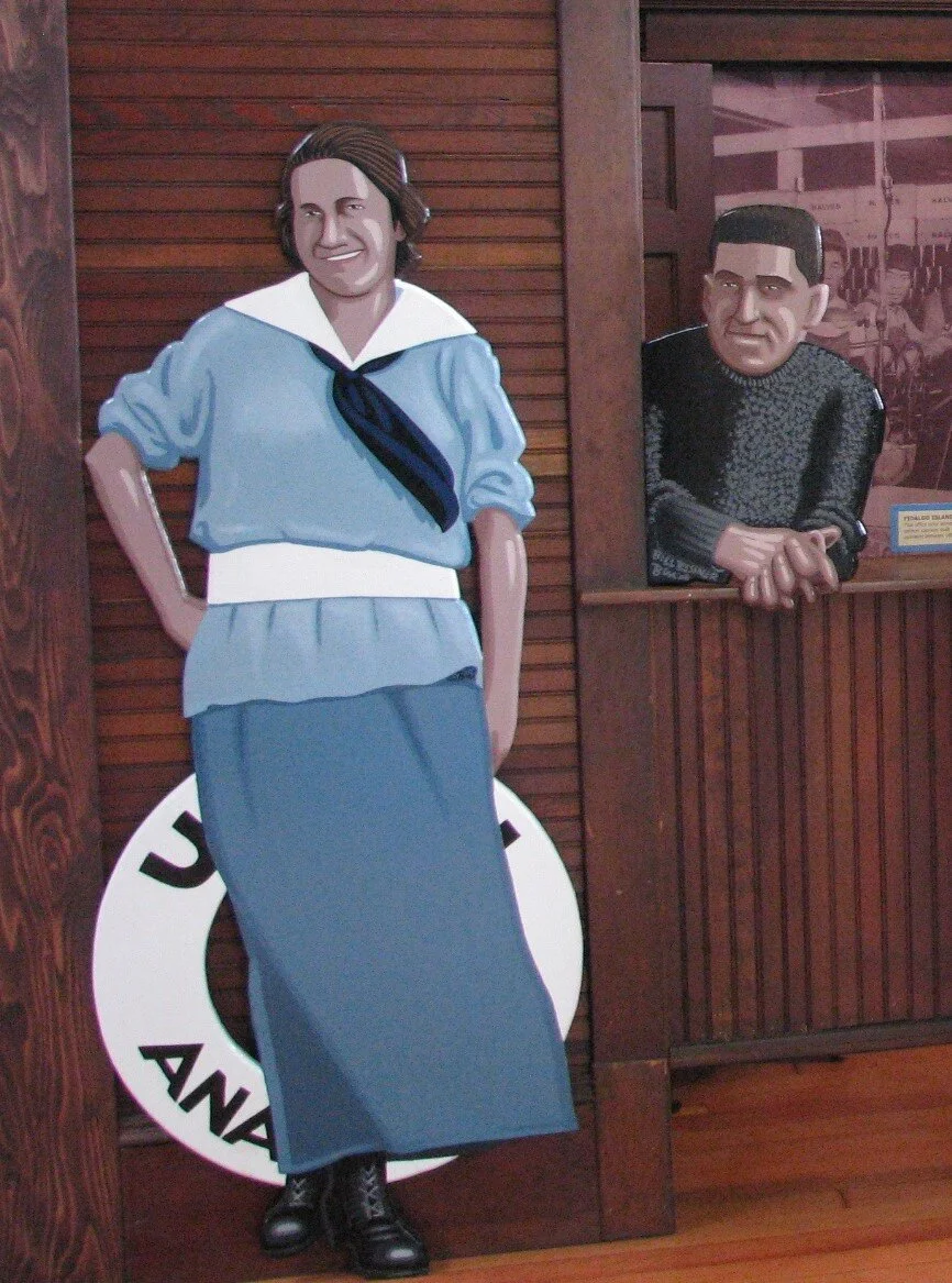 Bill Bessner and Unidentified Woman — Bill Mitchell Mural Project