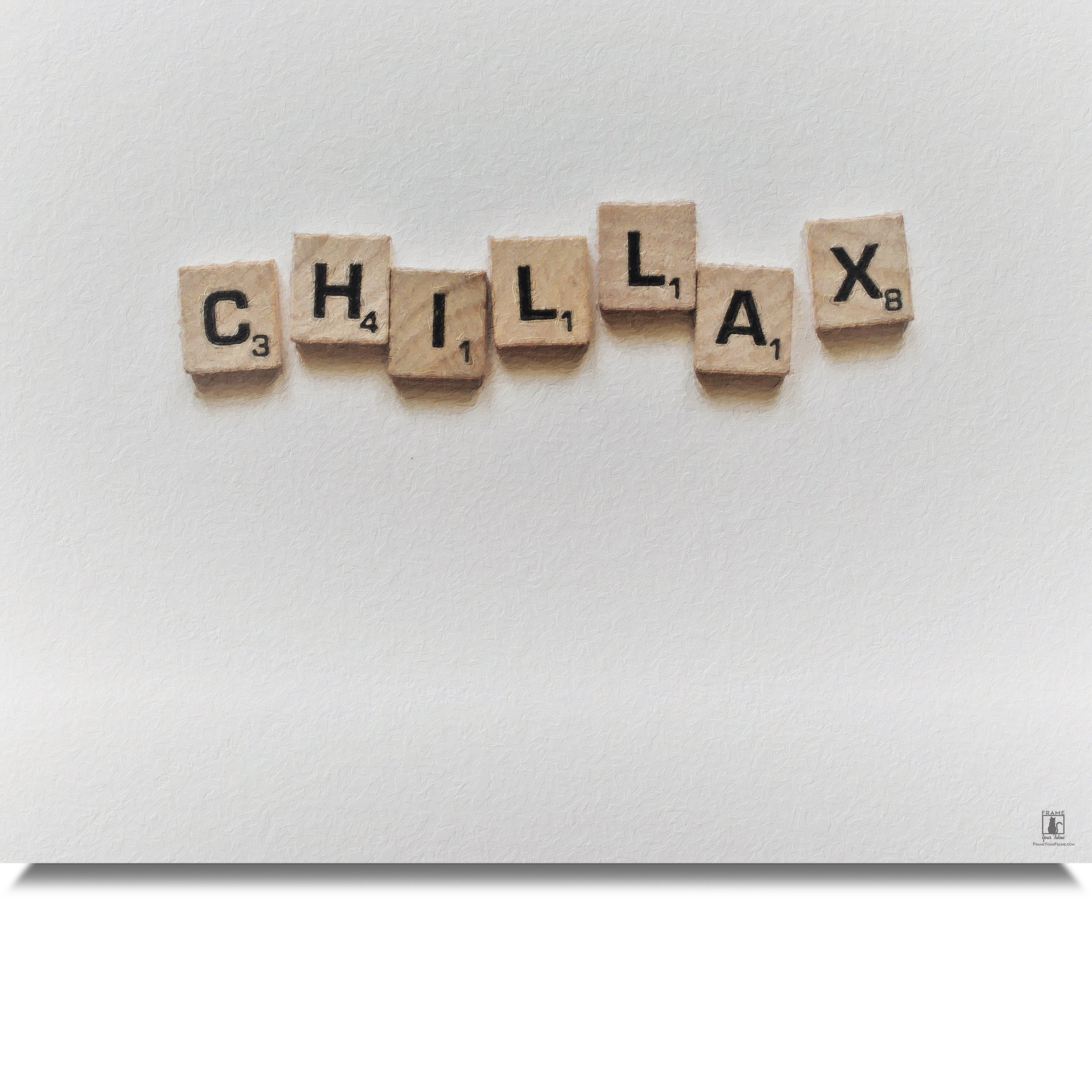 "Chillax" — Frame Your Feline