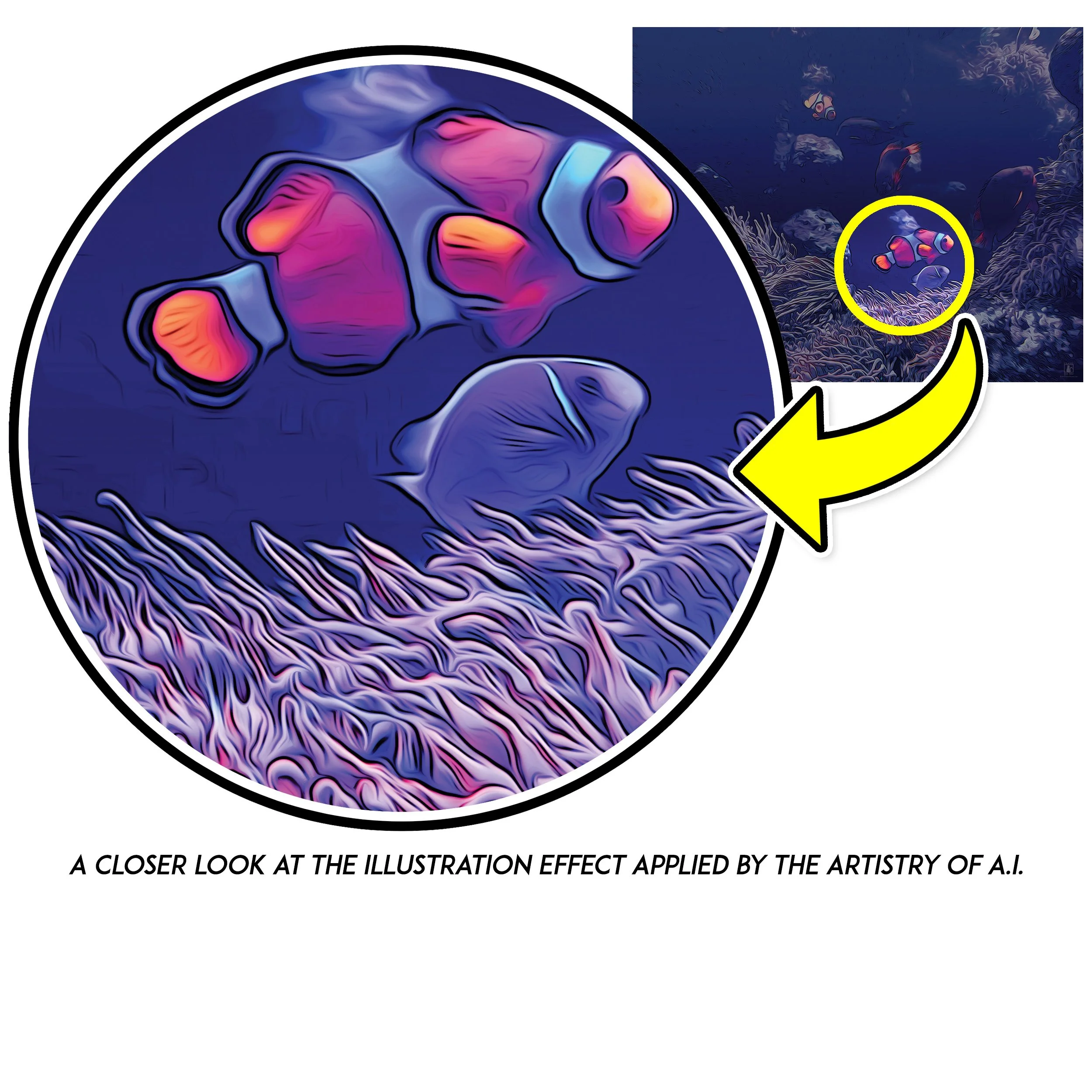 Aquatic Life — Frame Your Feline