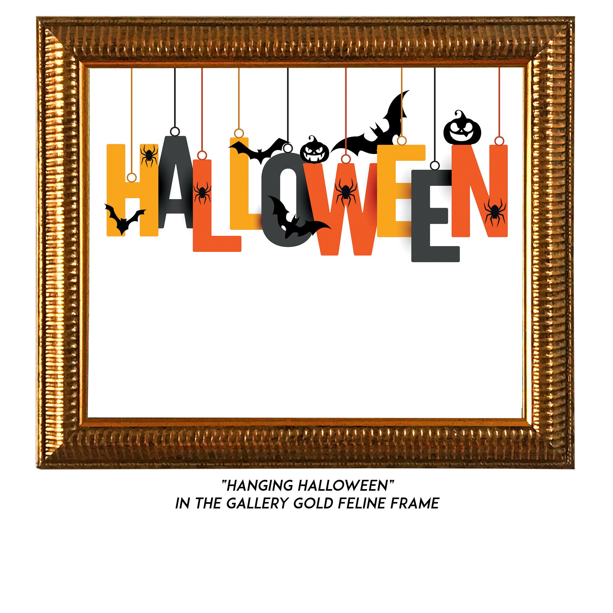"Hanging Halloween" — Frame Your Feline