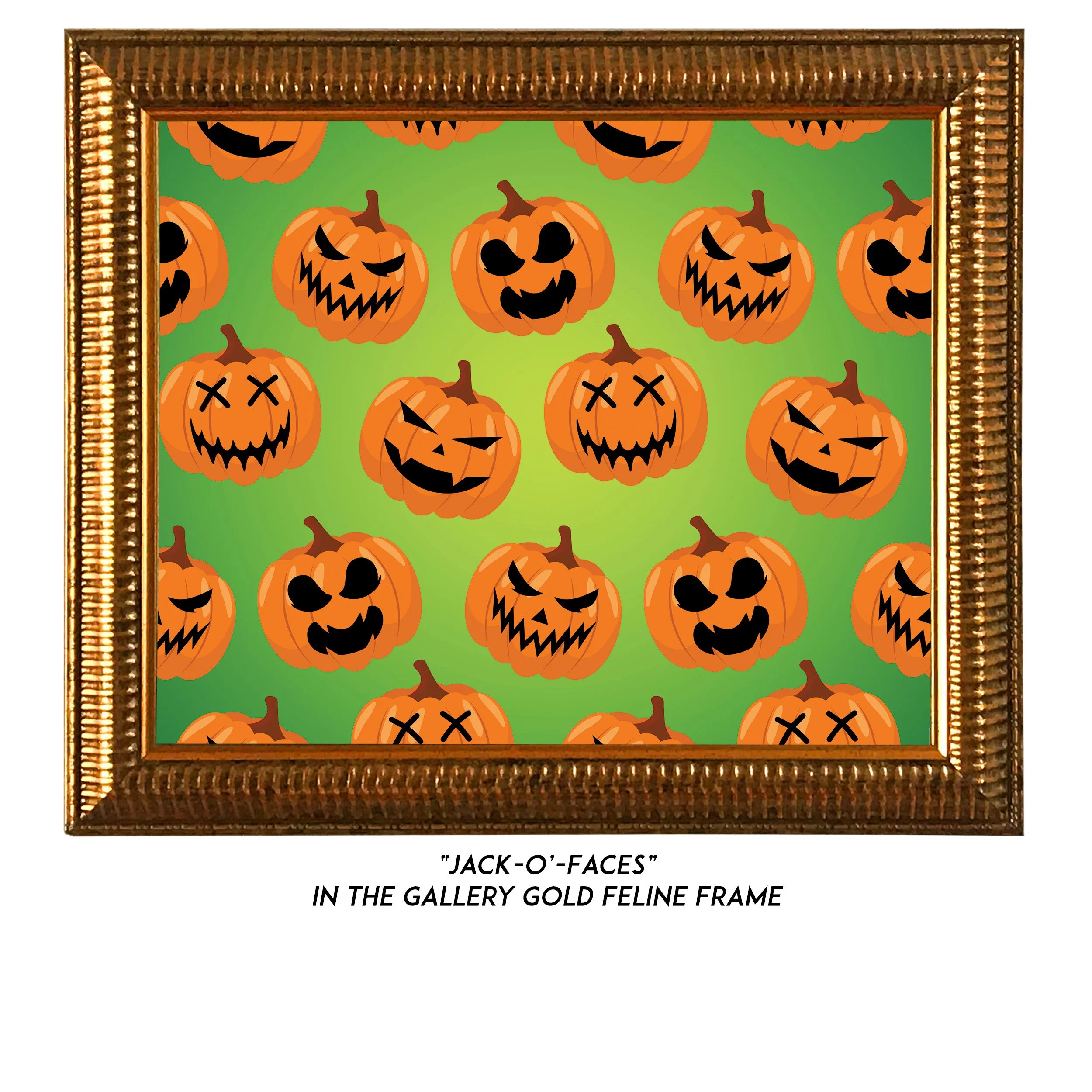 "Jack O' Faces" — Frame Your Feline