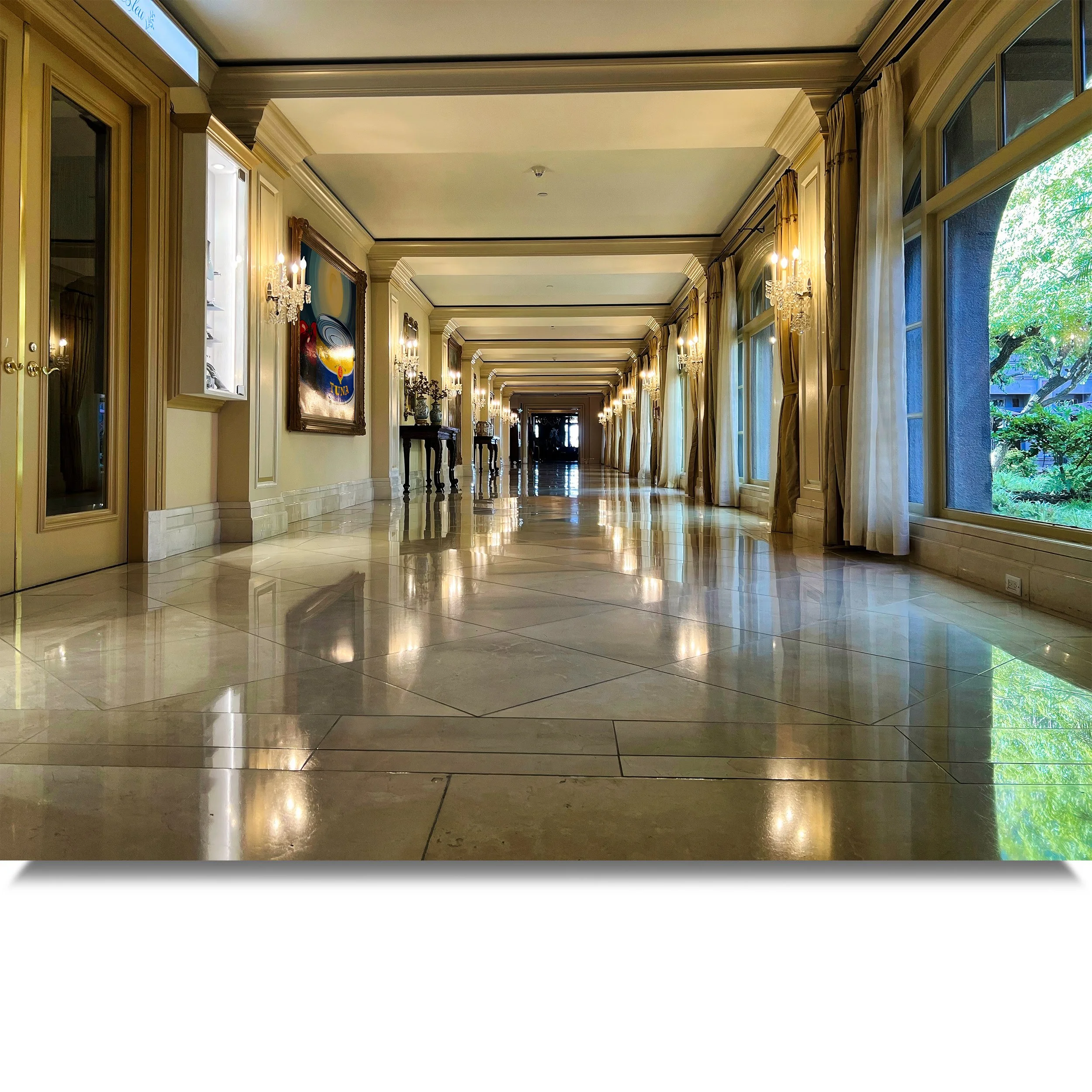 "Grand Hallway" — Frame Your Feline