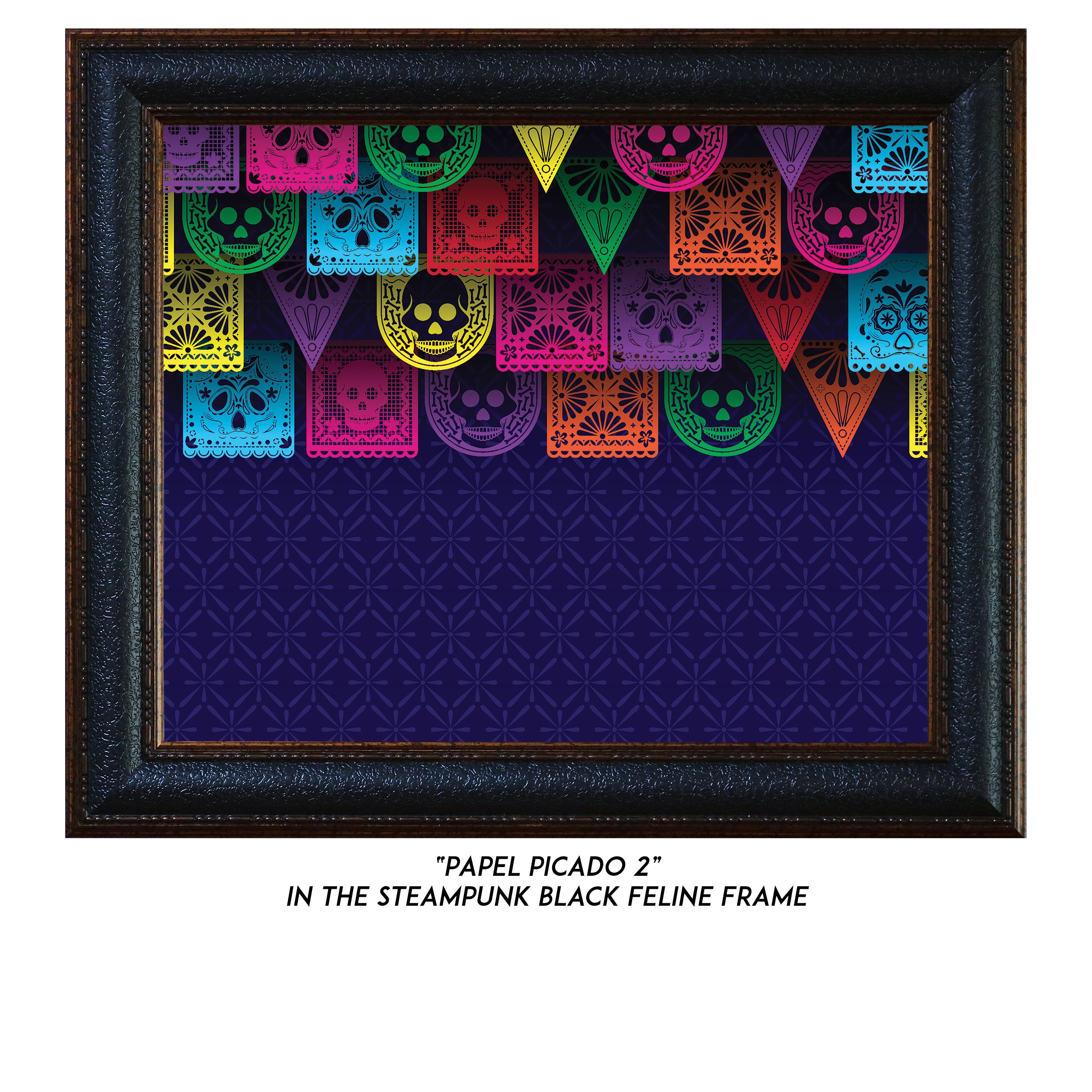 "Papel Picado 2" — Frame Your Feline