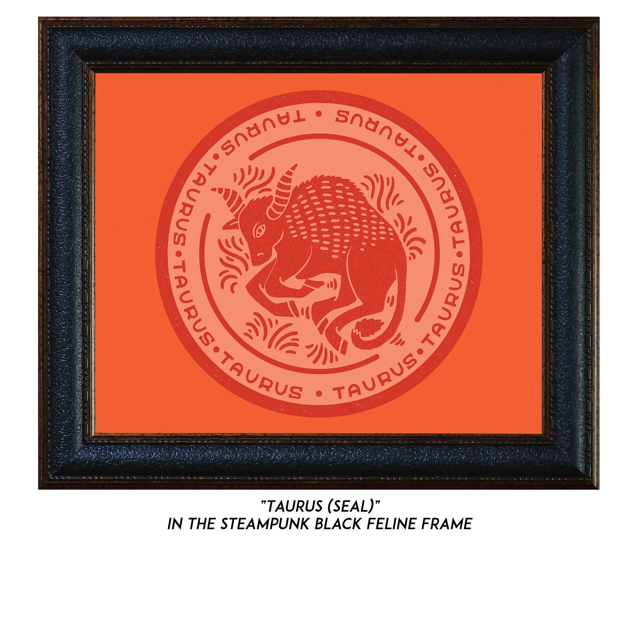 "Taurus (Seal)" — Frame Your Feline