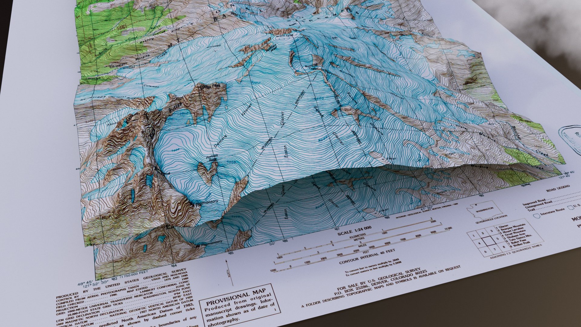 Mount Baker Map — CDBradley Mount Baker Map — CDBradley