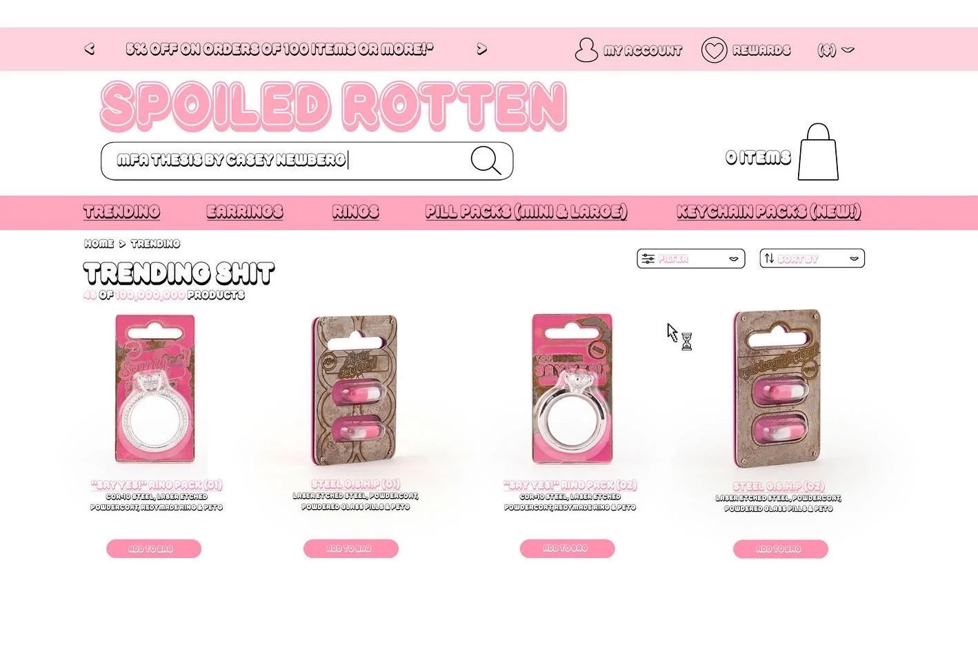 Spoiled Rotten by Casey Newberg — Tyler Metals/Jewelry/CAD-CAM