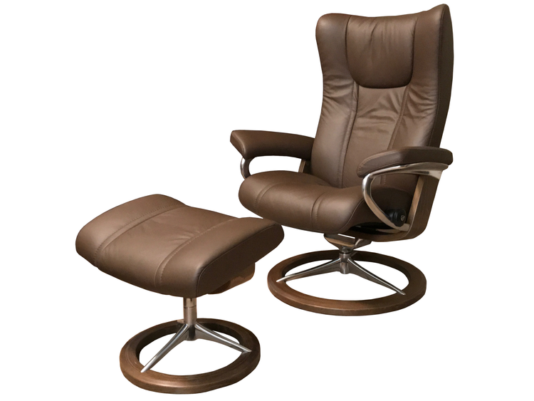 Ekornes Stressless 'Pegasus' Leather Recliner Chair Norway Brown ...