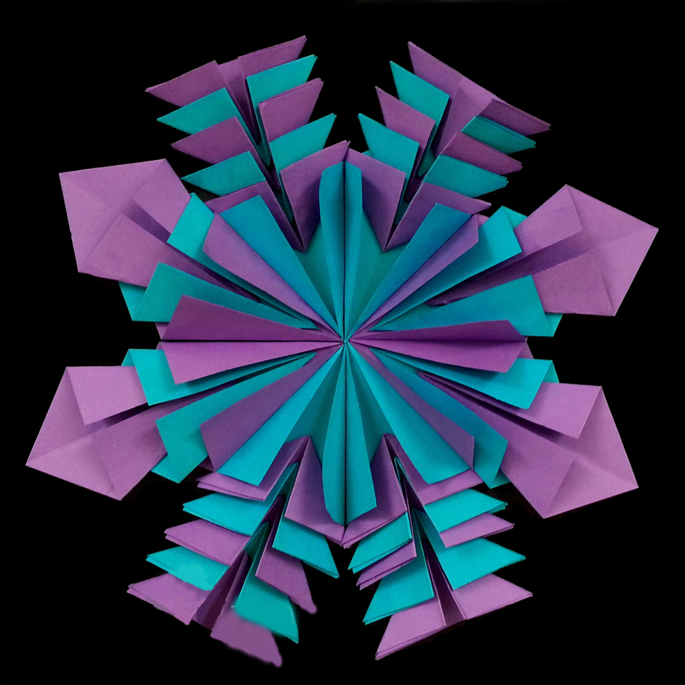 Radial origami (5thG) — MR. RATHAUS ART