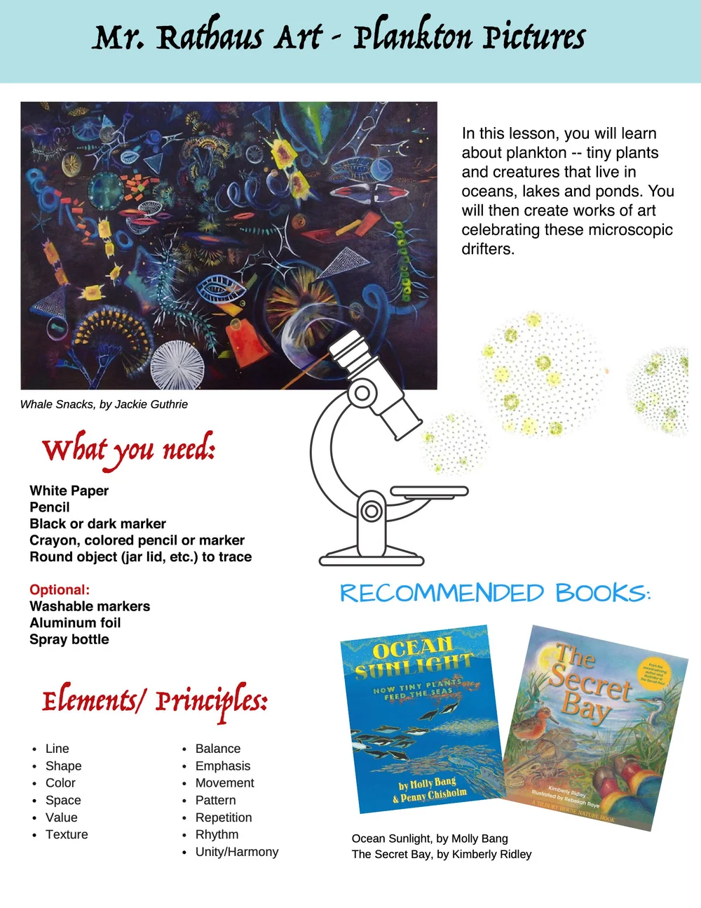 Plankton project(5thG) — MR. RATHAUS ART