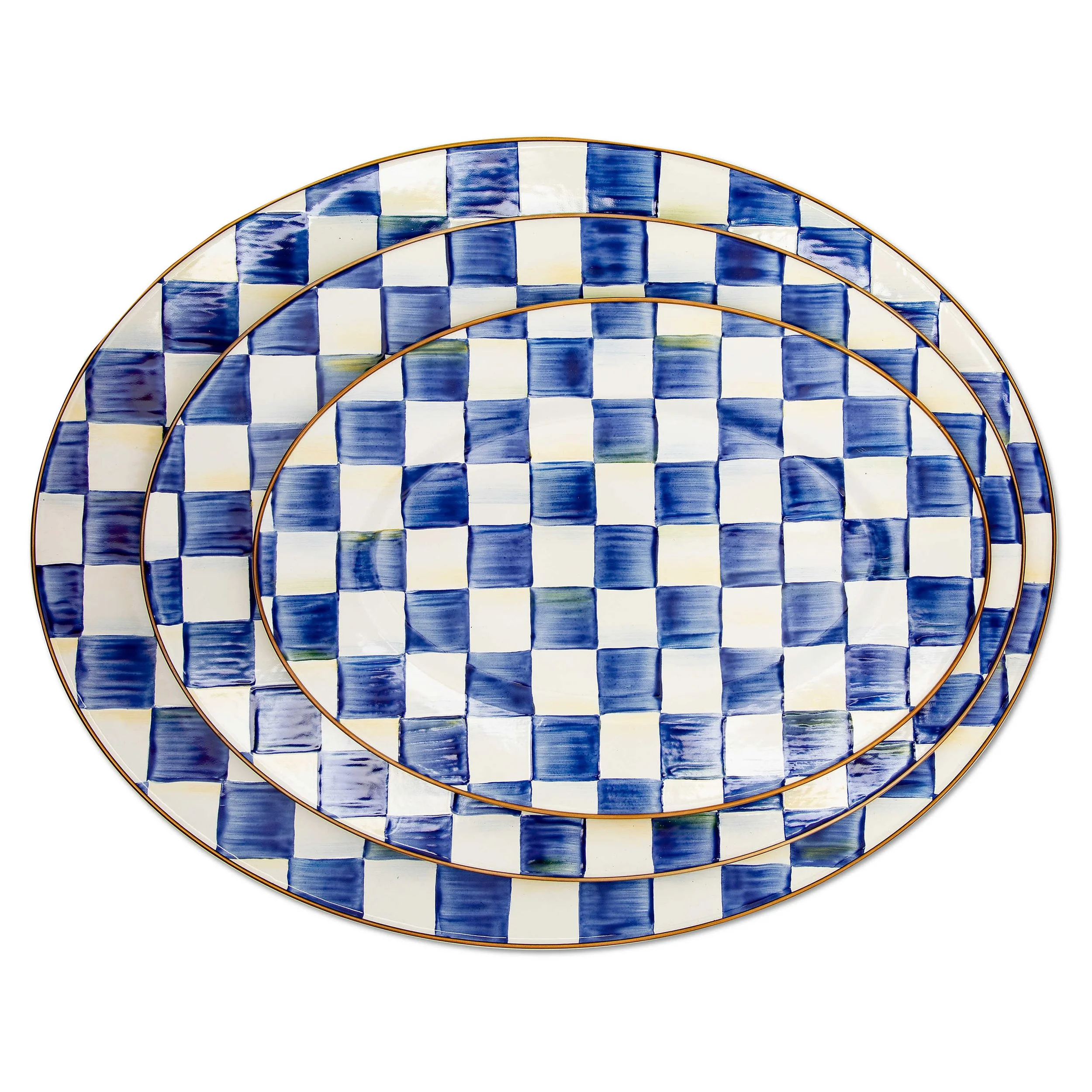 Royal Check Salt & Pepper Shakers — Marion's