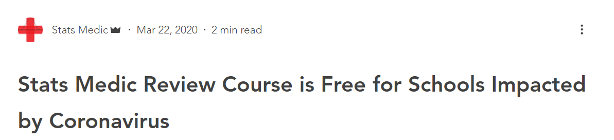 Dash's Take on the Math Medic Review Course — Skew The Script