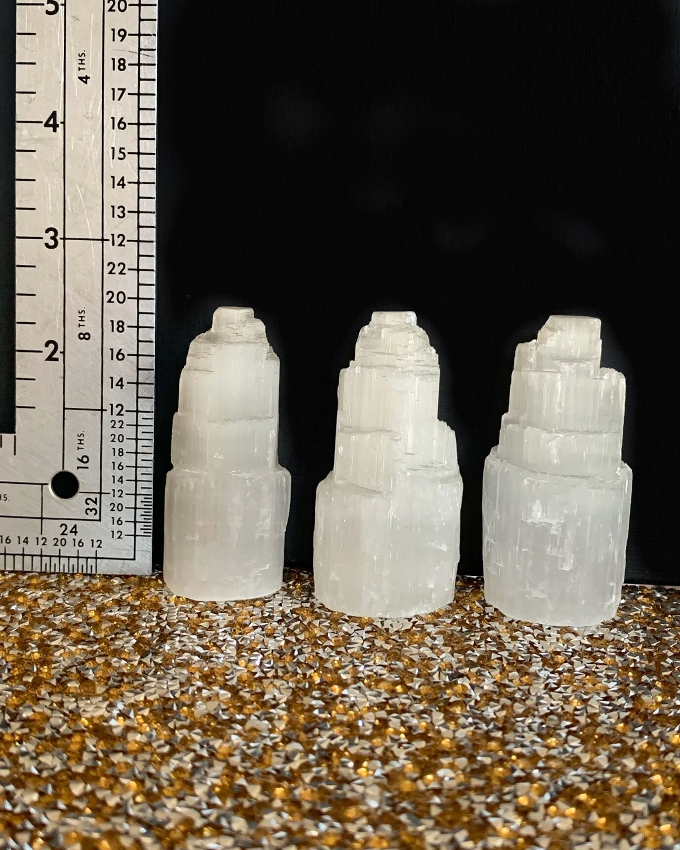 SELENITE MINI TOWER TRIO — SPELLBOUND SKY